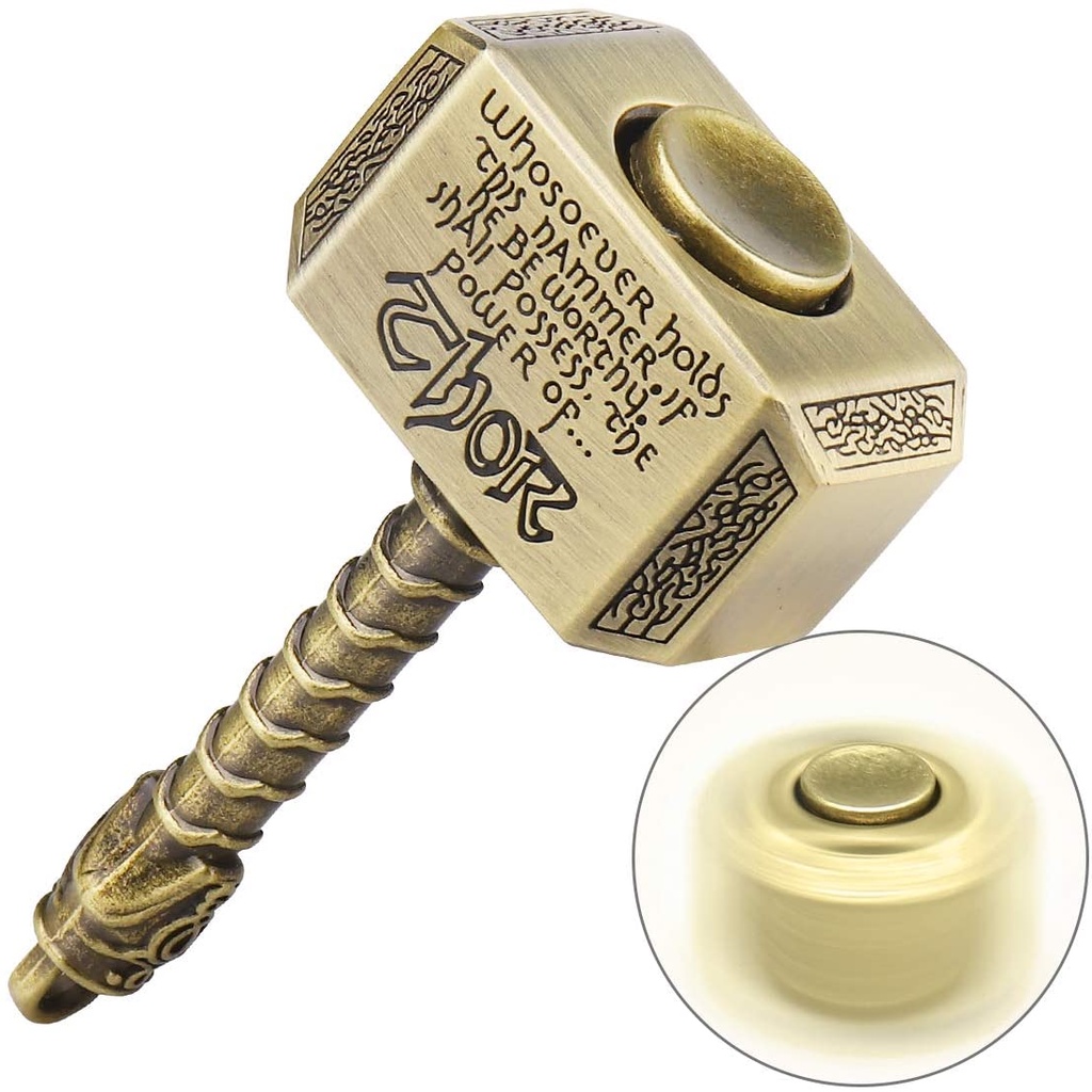 Cool Hammer Fidget Spinners Metal Fidgeting Hand Finger Stress Relief ...