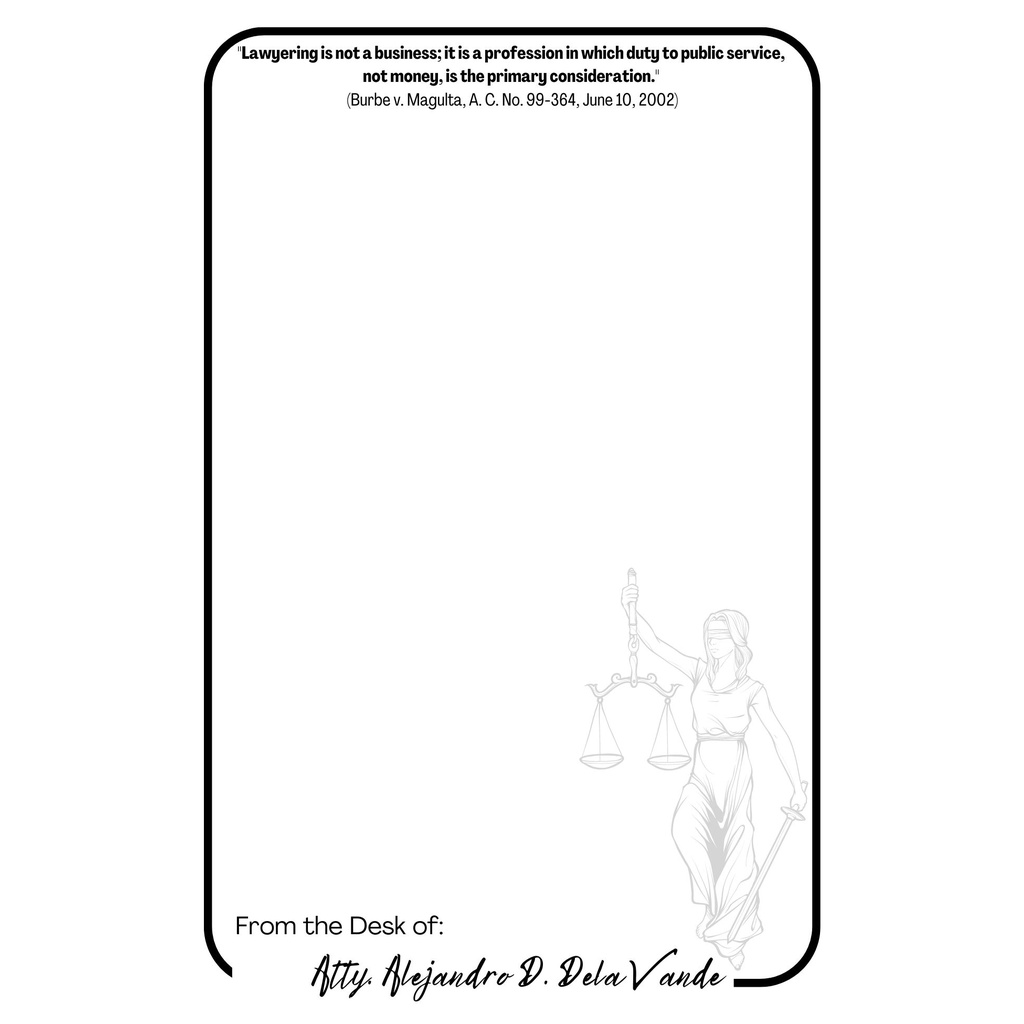Professional Notepad for Lawyer Gift Attorney Gift Personalized Notepad ...