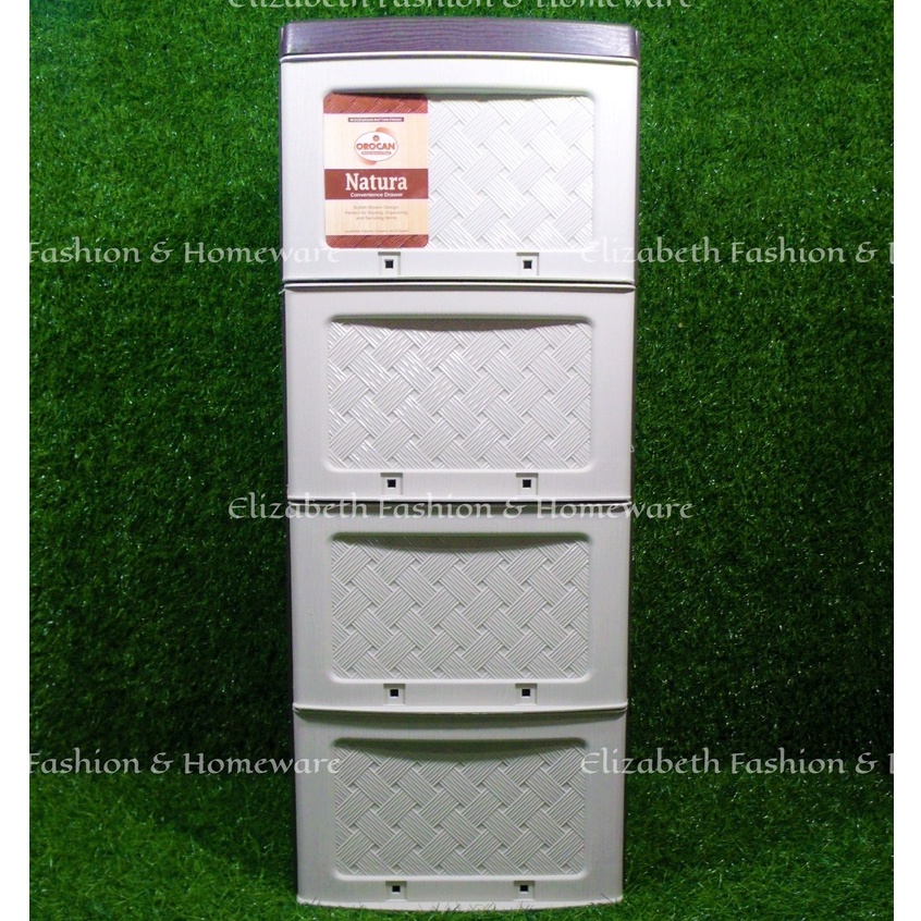 OROCAN #6821L4 Natura Caha De Oro Cabinet (4 Layers)(2 Colors) | Shopee ...