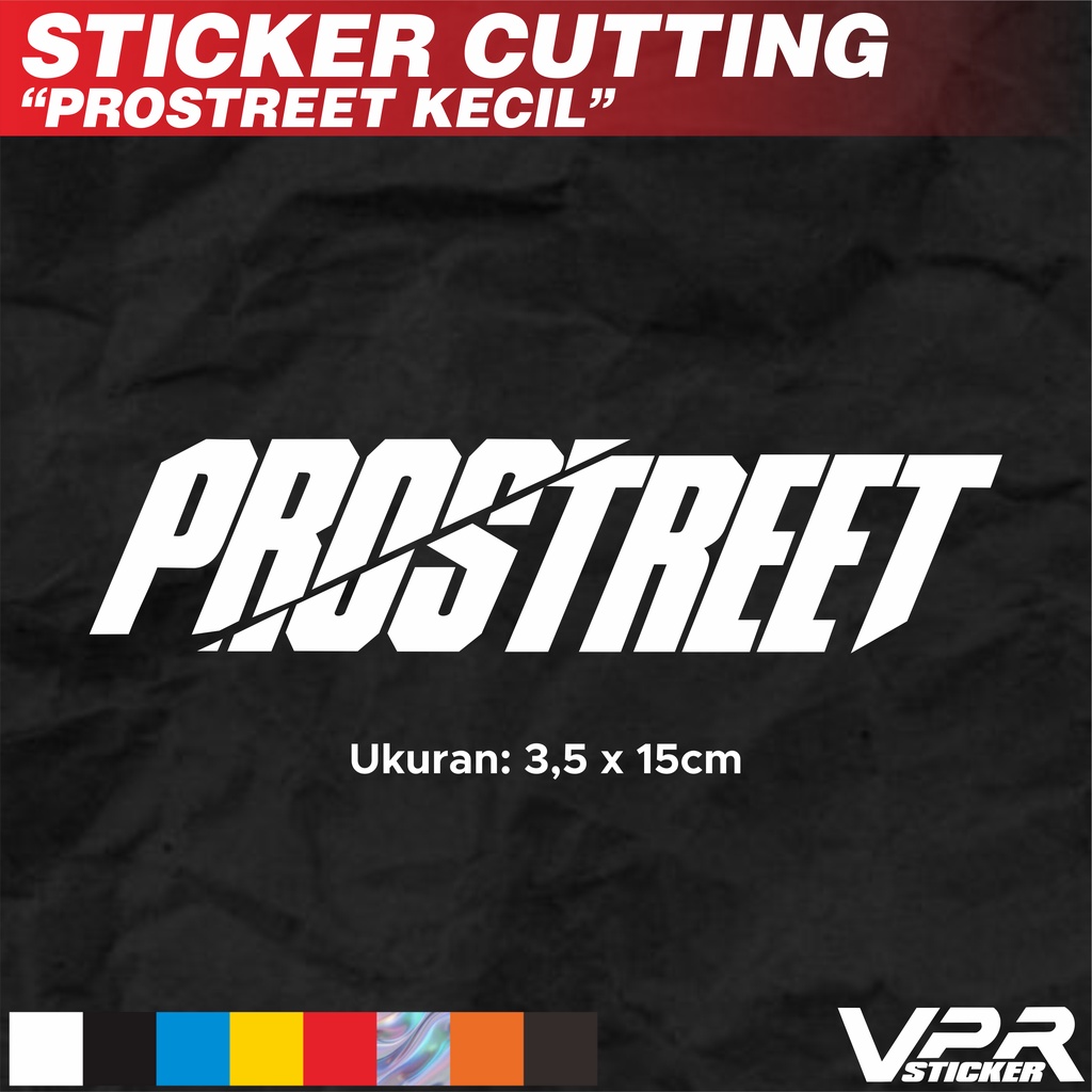 Sticker/ Small PROSTREET CUTTING STICKER | Shopee Philippines