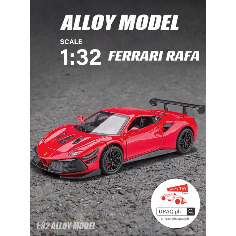 *Alloy Toy* FERRARI RAFA SPORTS CAR 1:32 ALLOY DIE CAST MODEL VB 32743 ...