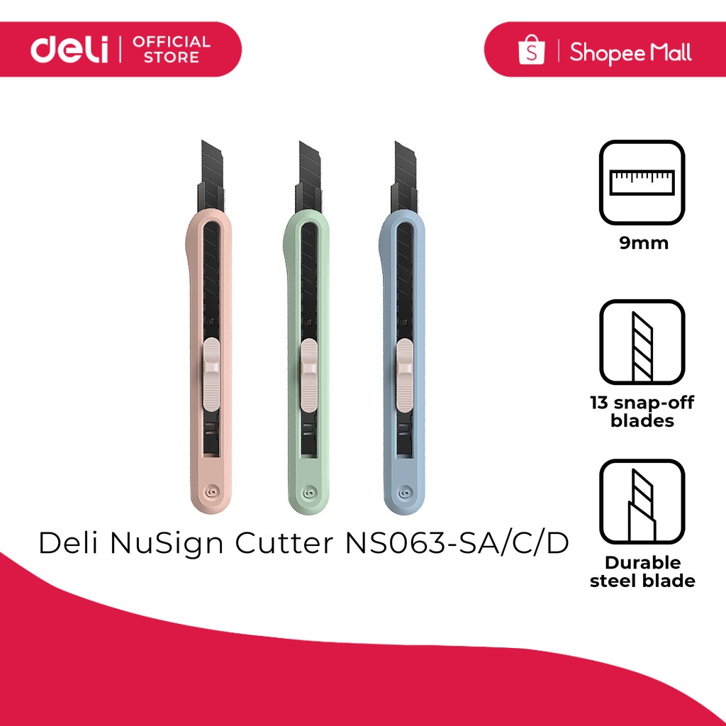 Deli NS063-S Cutter [79NS063-S] | Shopee Philippines