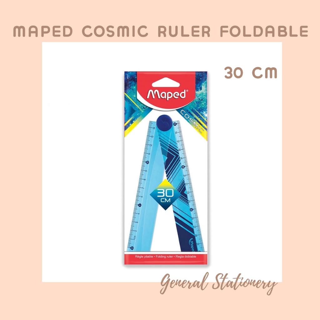 Maped Cosmic 30 cm Folding Ruler / Maped Cosmic Ruler Foldable 30 cm ...