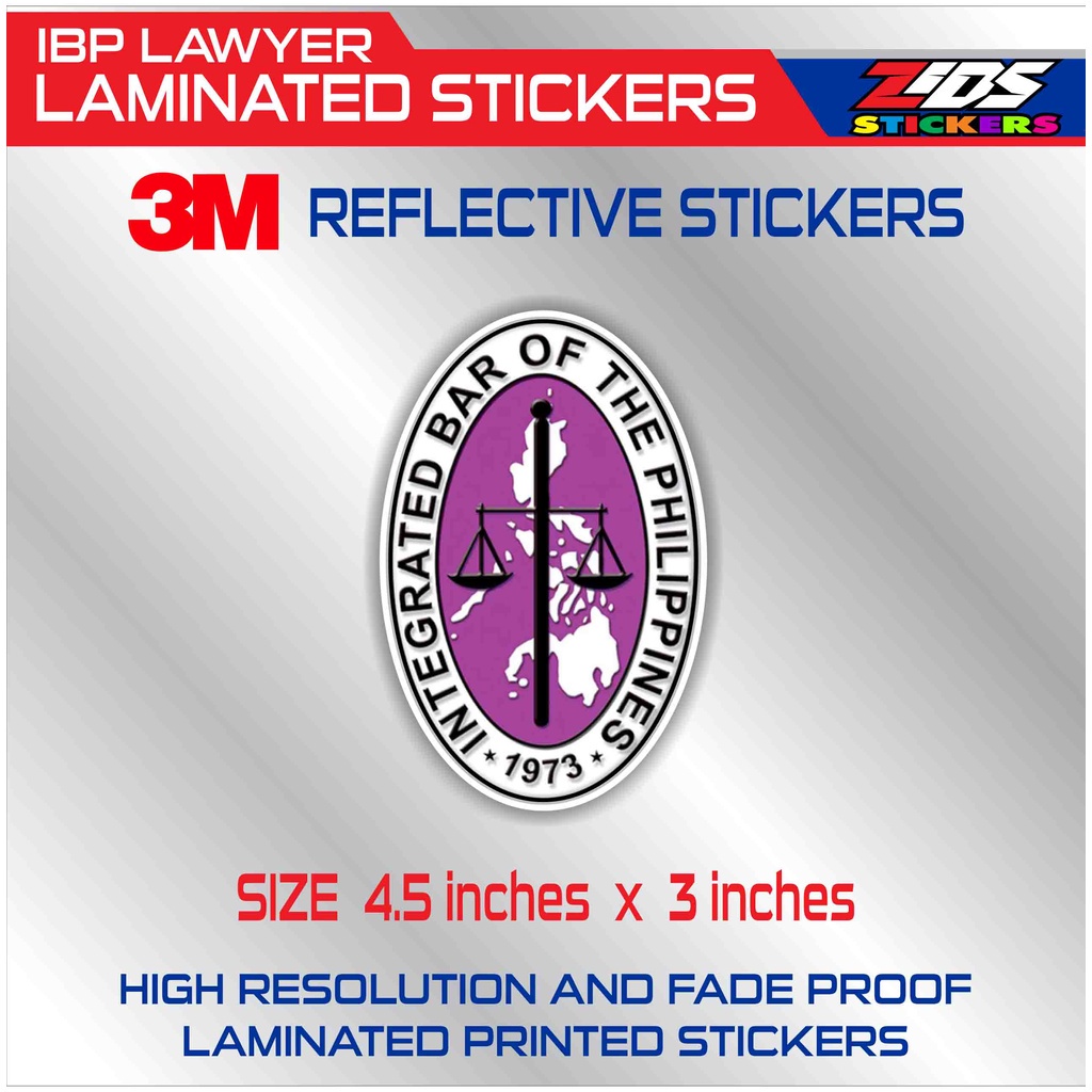 3M Reflective Printed Laminated Ibp Stickers For Cars, Motorcycles, Etc ...