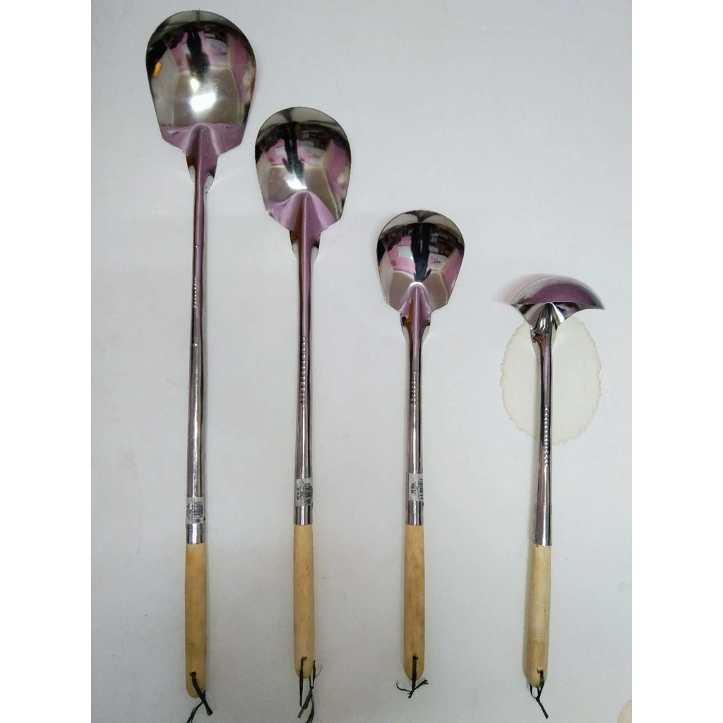 KES high quality stainless steel big sandok with wood handle COD ...