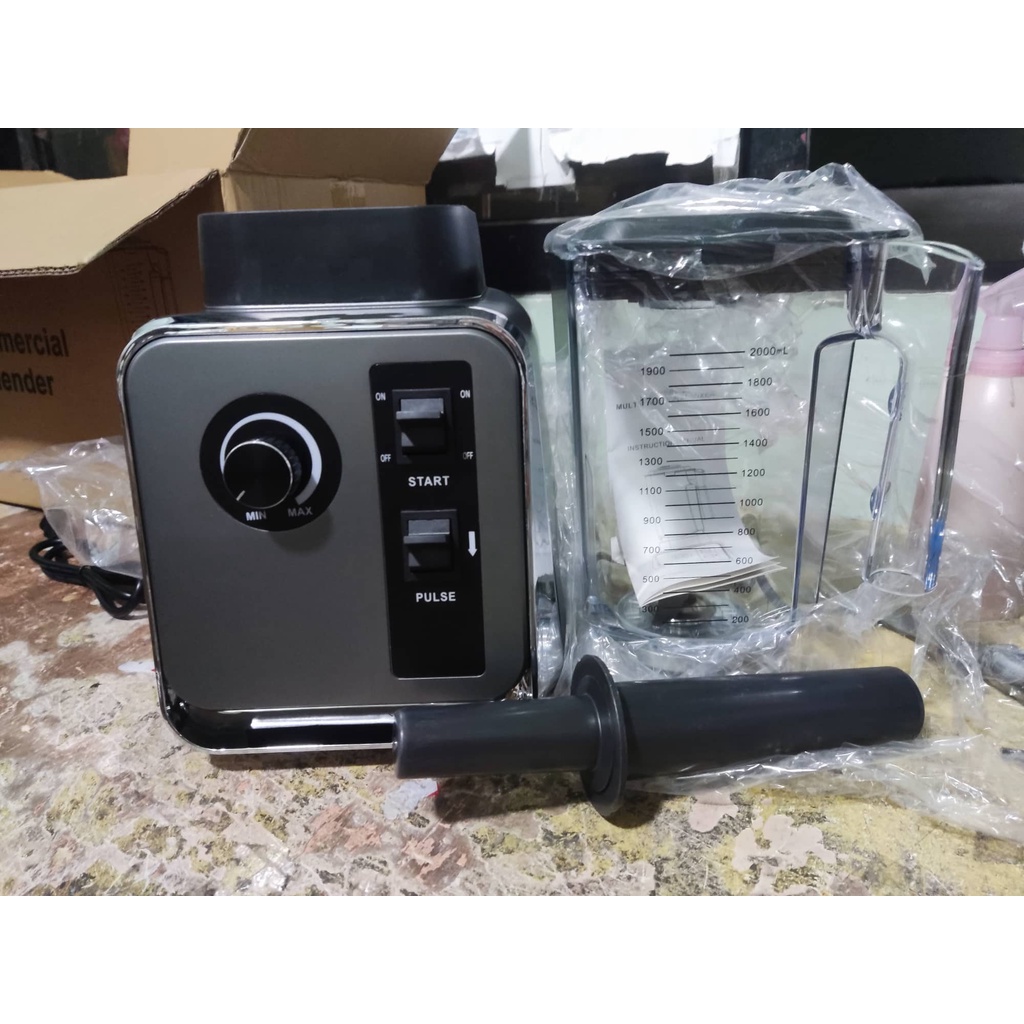 HONEYSON Commercial Blender POWERFUL 1800-2000 WATTS heavy duty ...