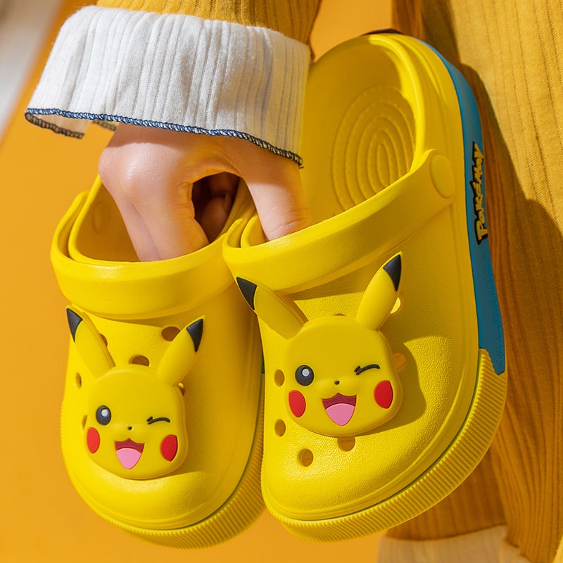 Pokemon Pikachu Shoes for kids Children's slippers Summer Boys Cartoon ...