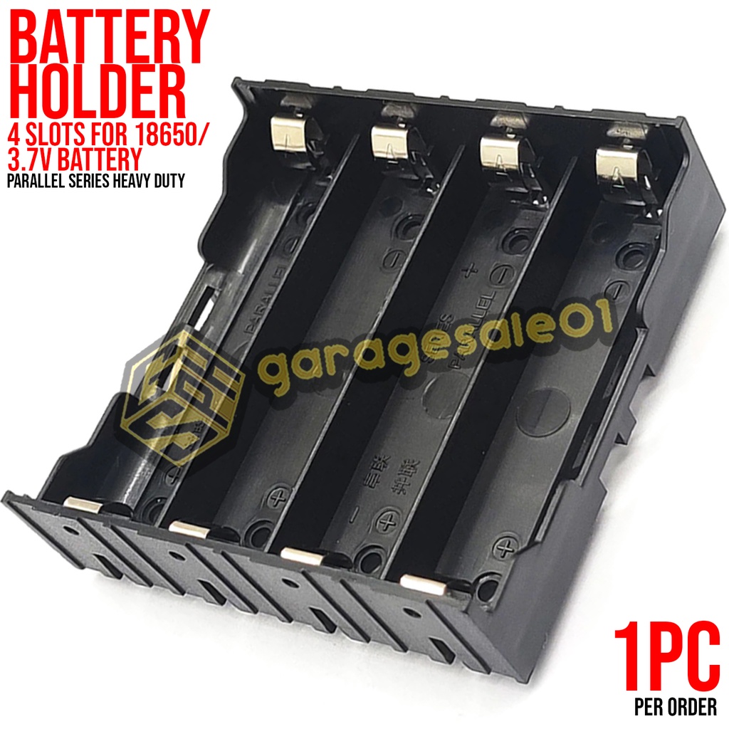 Battery Holder Aa 18650 1S / 2S 3S 4S Single Double Triple Quad With ...