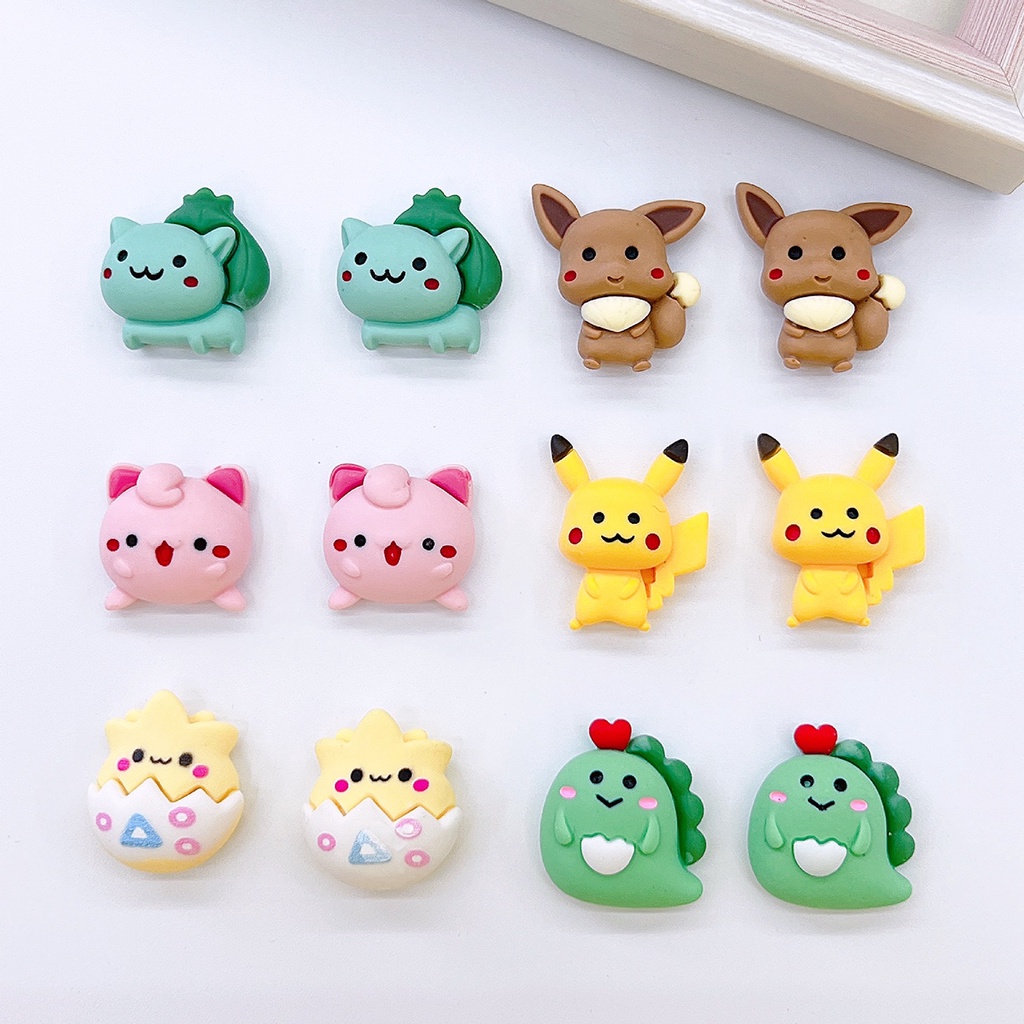 Cartoon Pikachu Elf Jibits for Croc Charm Anime Jibitz Charms Pins ...