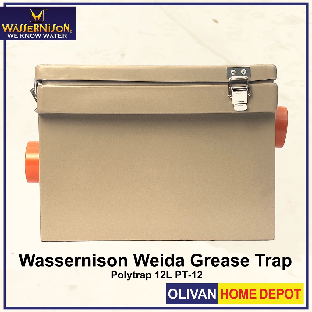 WASSERNISON Weida Grease Trap Polytrap 12, 18, and 28 Liters | Shopee ...