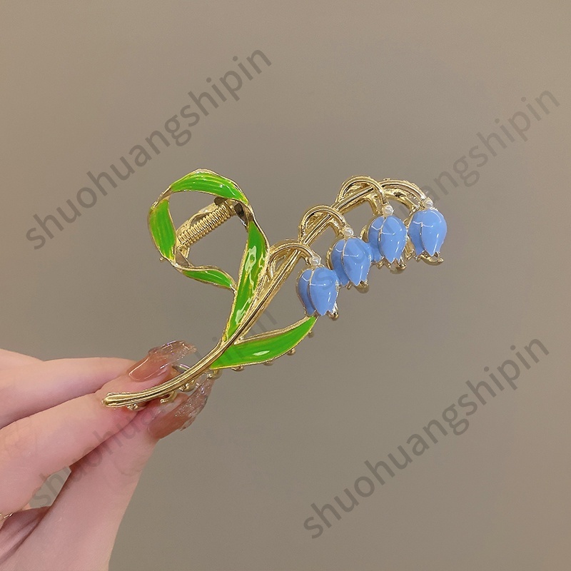 Japan Korea New Style Sweet Cute Tulip Flower Temperament Elegant Metal ...