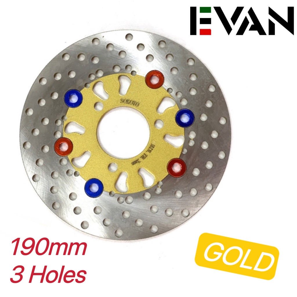 Front Disc Brake 190mm 3 Holes for Mio i125/Mio Soul i125/M3 | Shopee ...