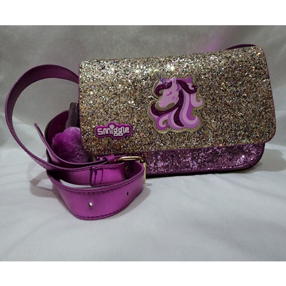 Smiggle Unicorn Gold Kimmi Shoulder Bag Original | Shopee Philippines