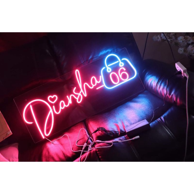 Custom Neon Sign ( 80 cm long ) | Shopee Philippines
