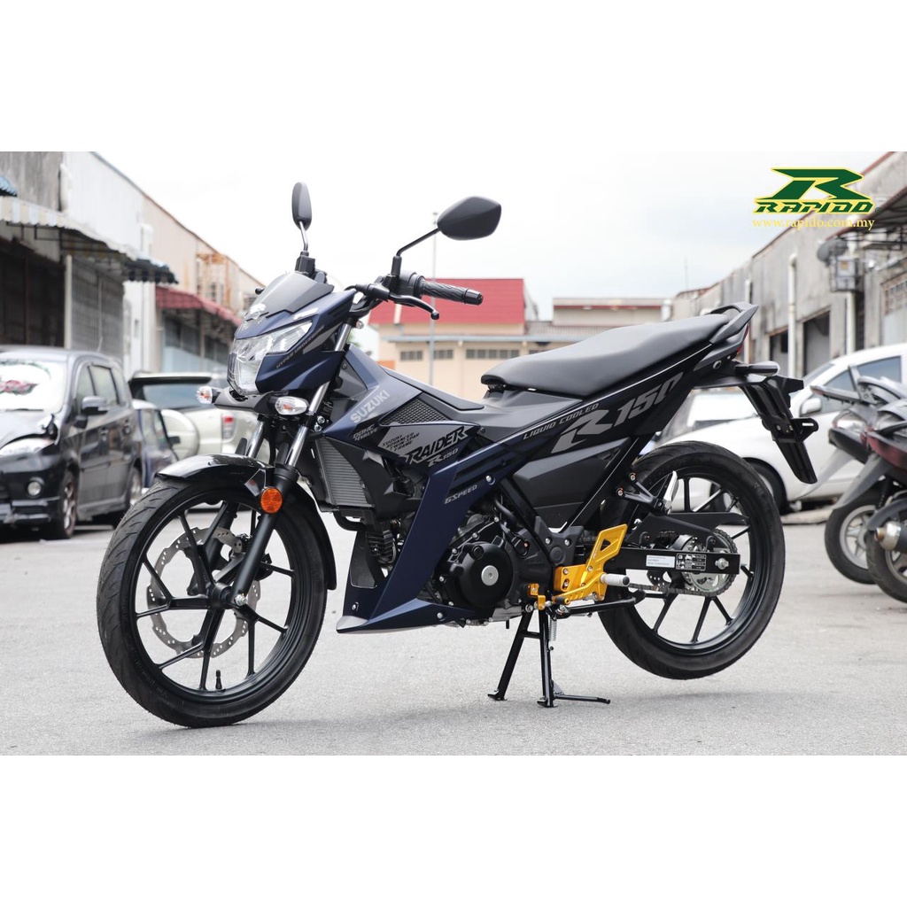 RAPIDO SINGLE RACING FOOTREST SET M01 RAIDER R150 FI | Shopee Philippines