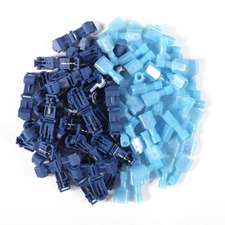 50Pcs(25set) T-Tap Wire Connectors, Self-Stripping Quick Splice ...