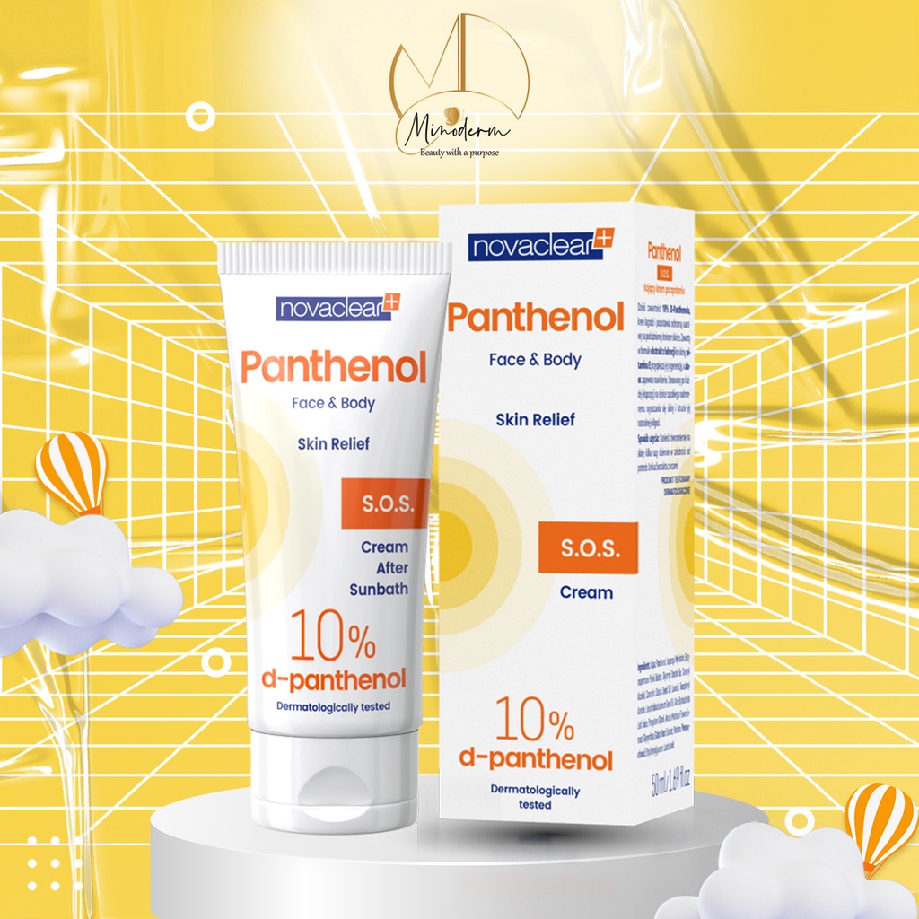 B5 Novaclear Panthenol 10% instant recovery and soothing cream 50ml ...