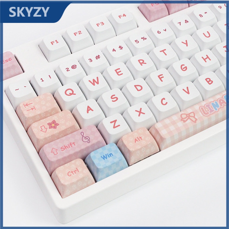 138 Keys LinaBell Keycaps XDA Profile Girly Anime PBT Dye Sub ...