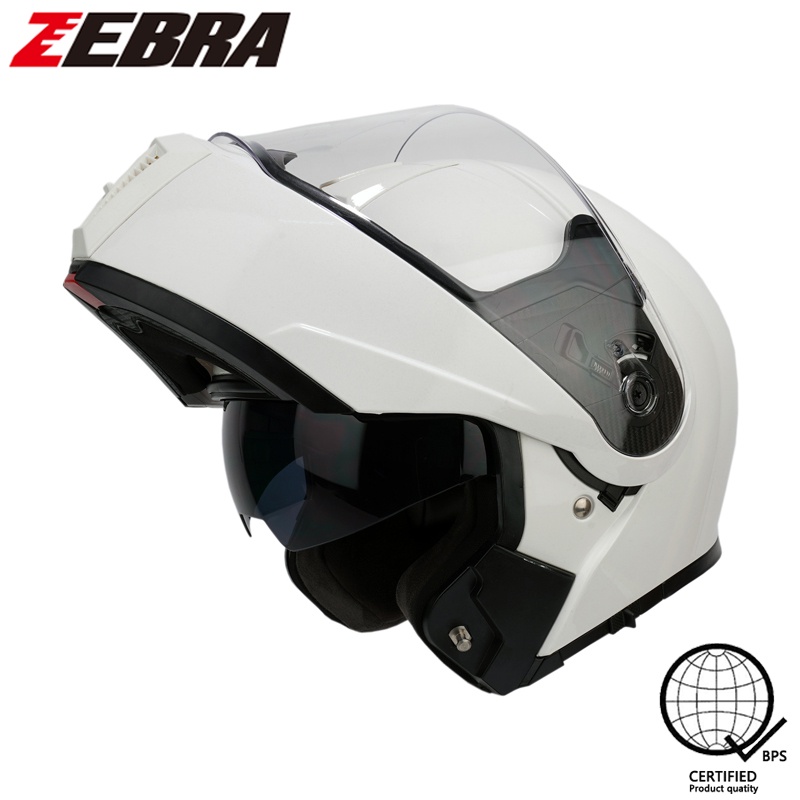 ZEBRA YM-211 PLAIN Men Modular helmet full face helmet for motorcycle ...