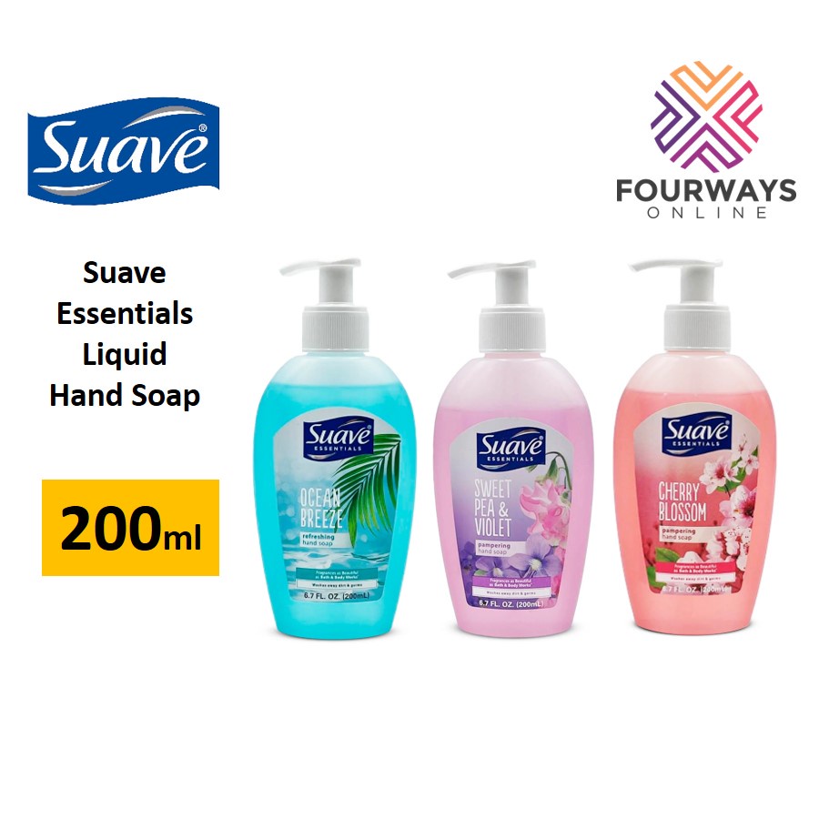 Suave Essentials Liquid Hand Soap 200ml | Shopee Philippines