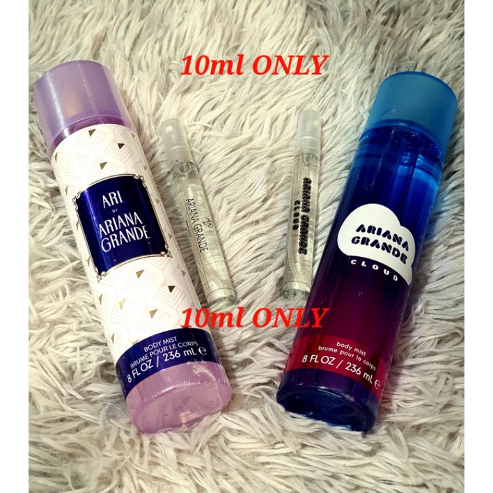 10ML ONLY Ariana Grande Cloud OR Ari Fragrance Mist, 10ML only, 1PC ...