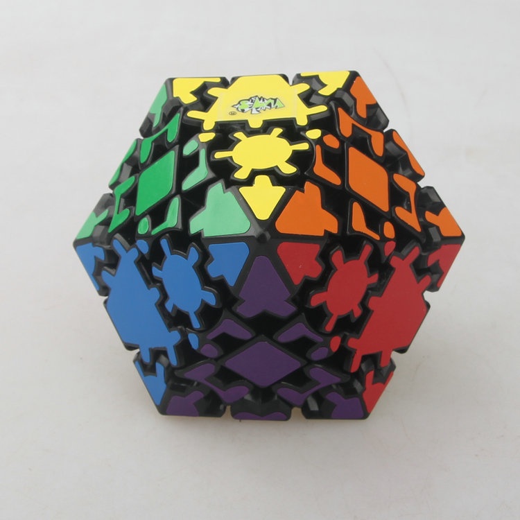 Lanlan Gear Octahedron Black 12-Sided Rubik'S Cube Speed Puzzle Toys ...