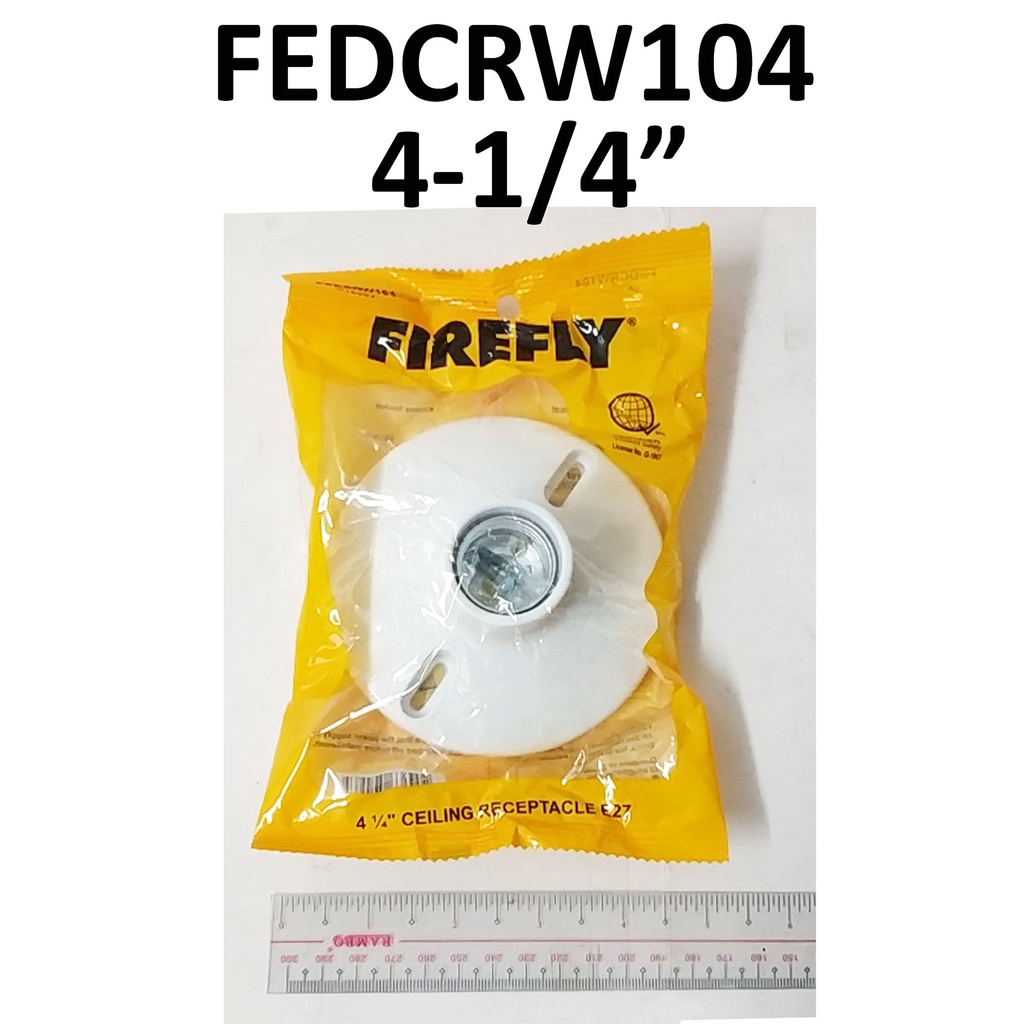 ORIGINAL FIREFLY CEILING RECEPTACLE E27 4-1/4" 4A 250V PART NO ...
