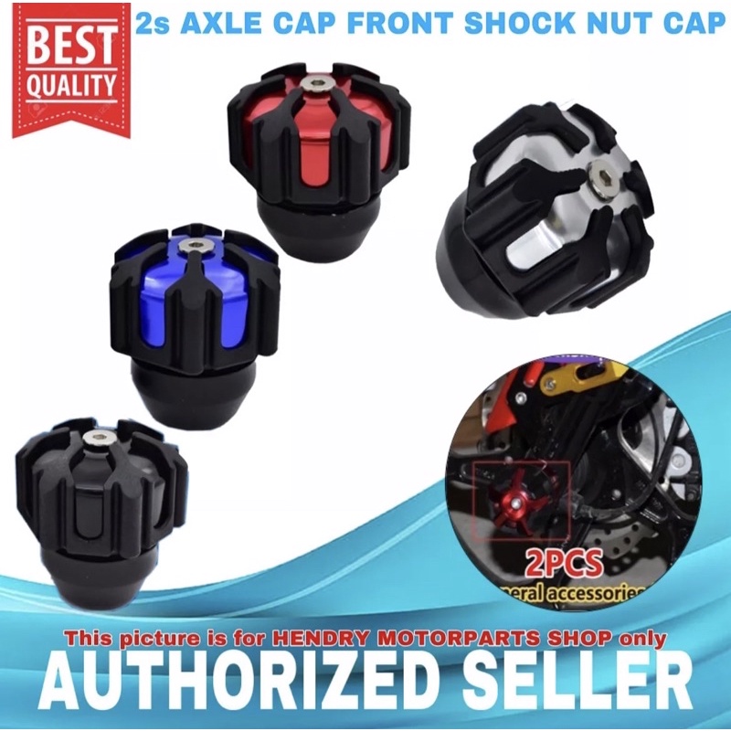 CSL Motorcycle Axle Cap Front Shock Nut Cap 2pcs (1pair)Japan Quality ...