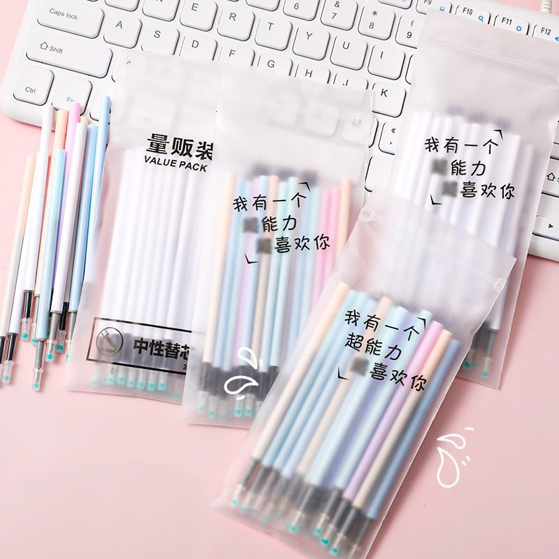 10/20 Pcs/Lot Gel Pen Refill Neutral Pen Good Quality Refill Black Blue ...