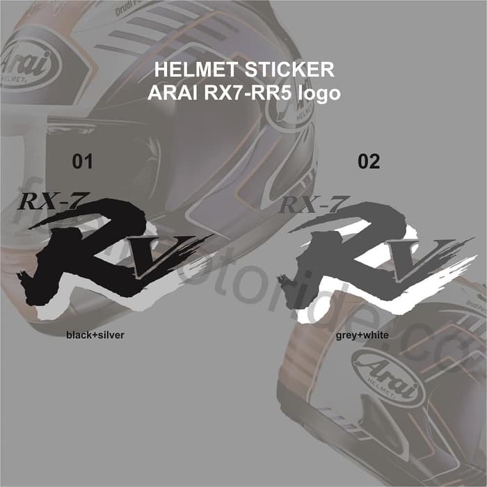 Rear helmet logo Sticker RX7 RR5 | Shopee Philippines