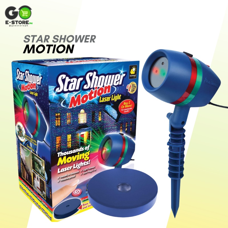 12 in 1 Star Laser Motion Shower Character Light Star Projector Outdoor ...