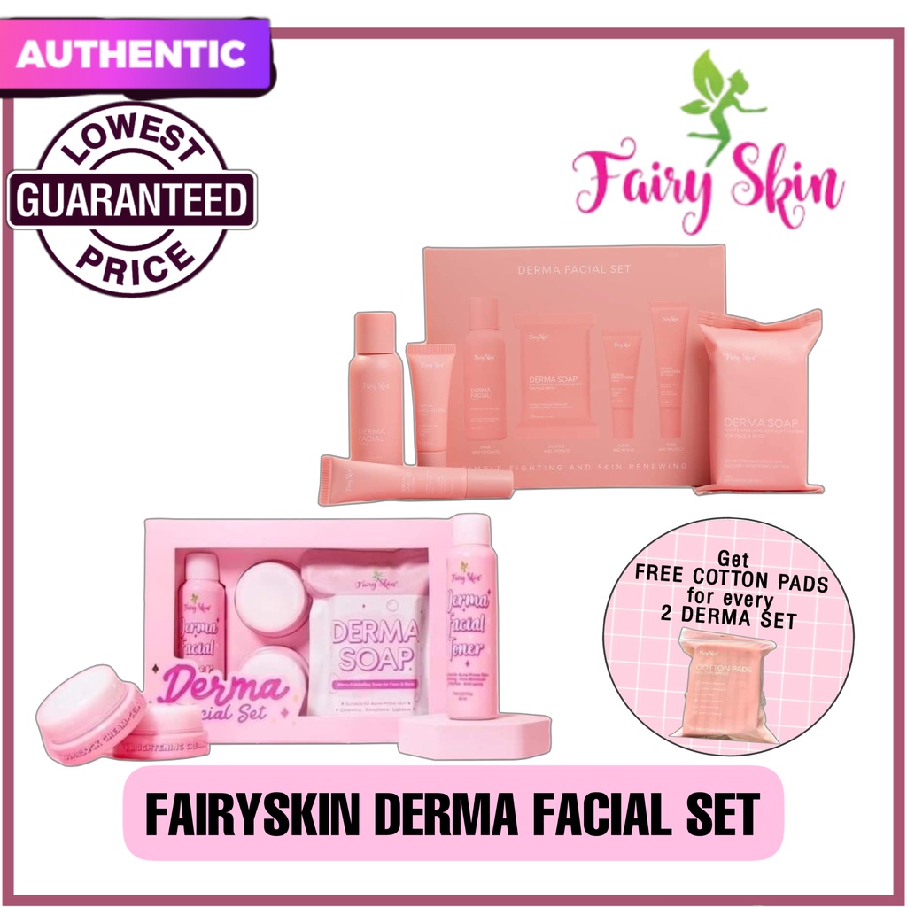FAIRYSKIN DERMA FACIAL SET (NEW Packaging) | Shopee Philippines