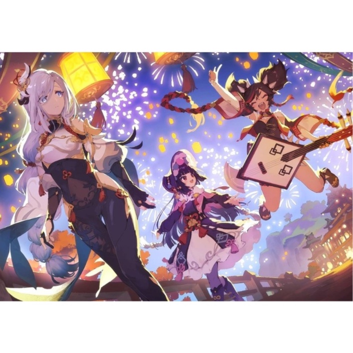 Genshin Impact Characters Posters A4 Size | Shopee Philippines