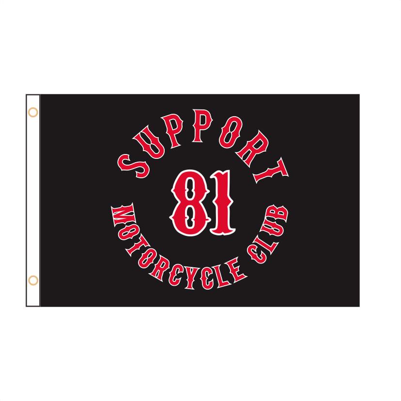 Support 81 Motorcycle Club Flag Banner 2ft*3ft 3ft*5ft 4ft*6ft Support ...