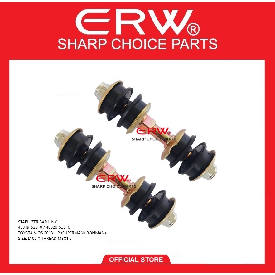 STABILIZER LINK (48819-52010/48820-52010) TOYOTA VIOS 2013-UP ...