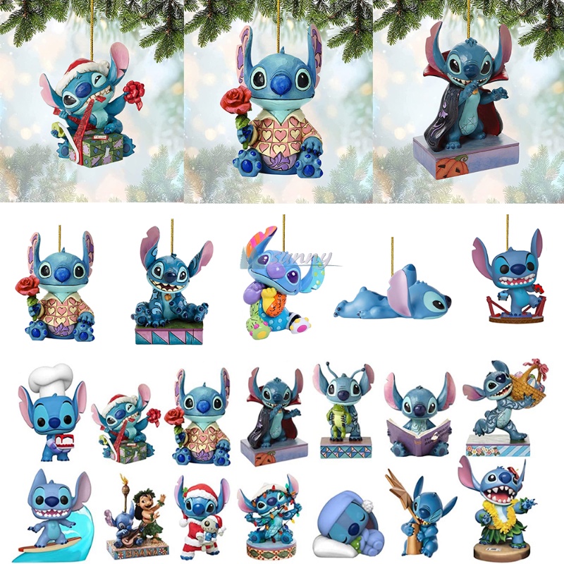 Disney Stitch Christmas Pendant Christmas Tree Hanging Ornaments Home ...