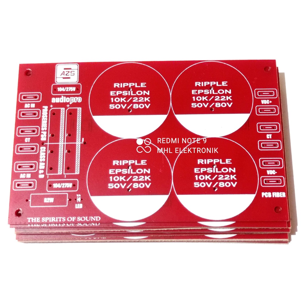 MERAH Pcb Proseries PSU 4 Elco Class AB and B Red | Shopee Philippines
