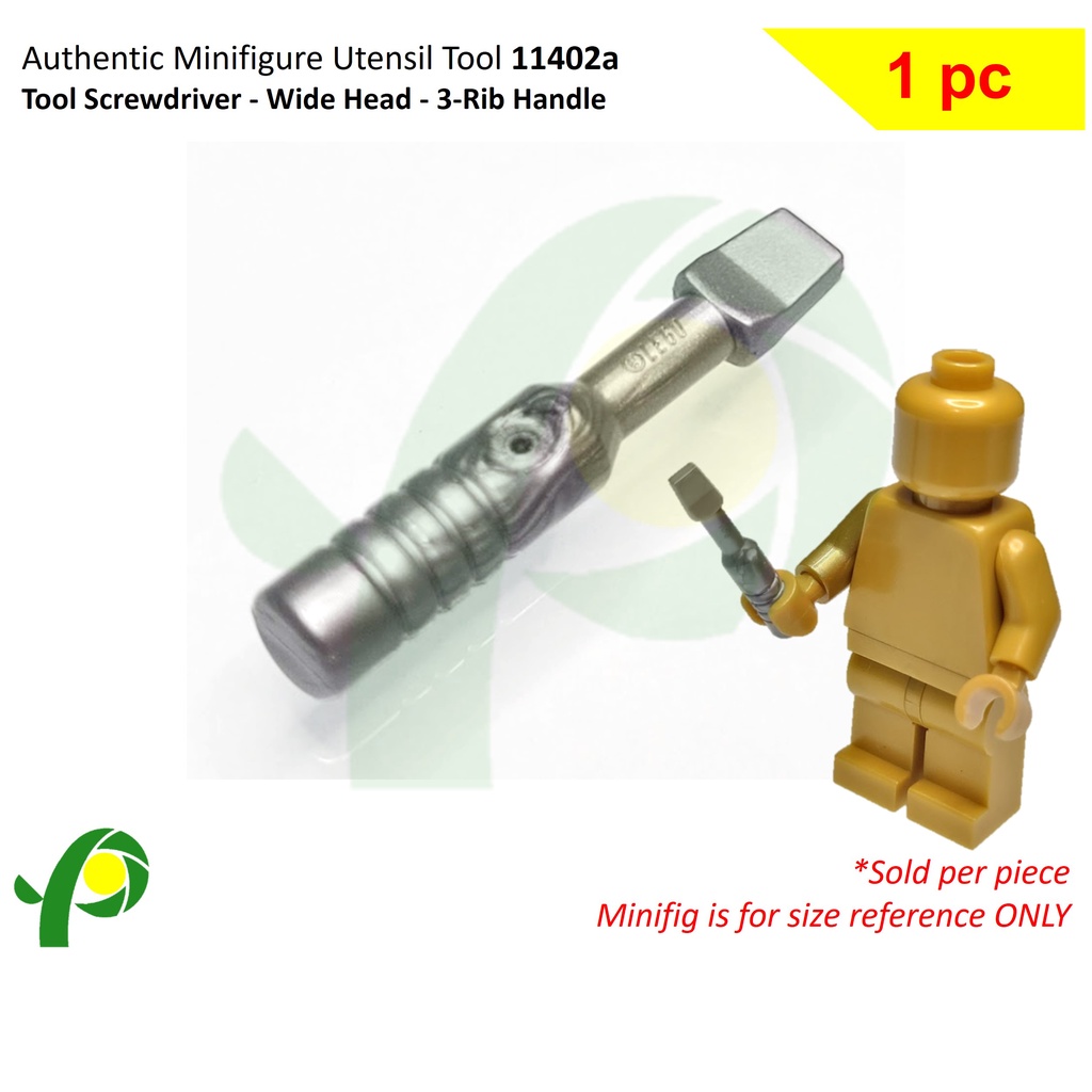 LEGO Parts 11402a Minifigure Utensil Tool Screwdriver Wide Head 3Rib ...