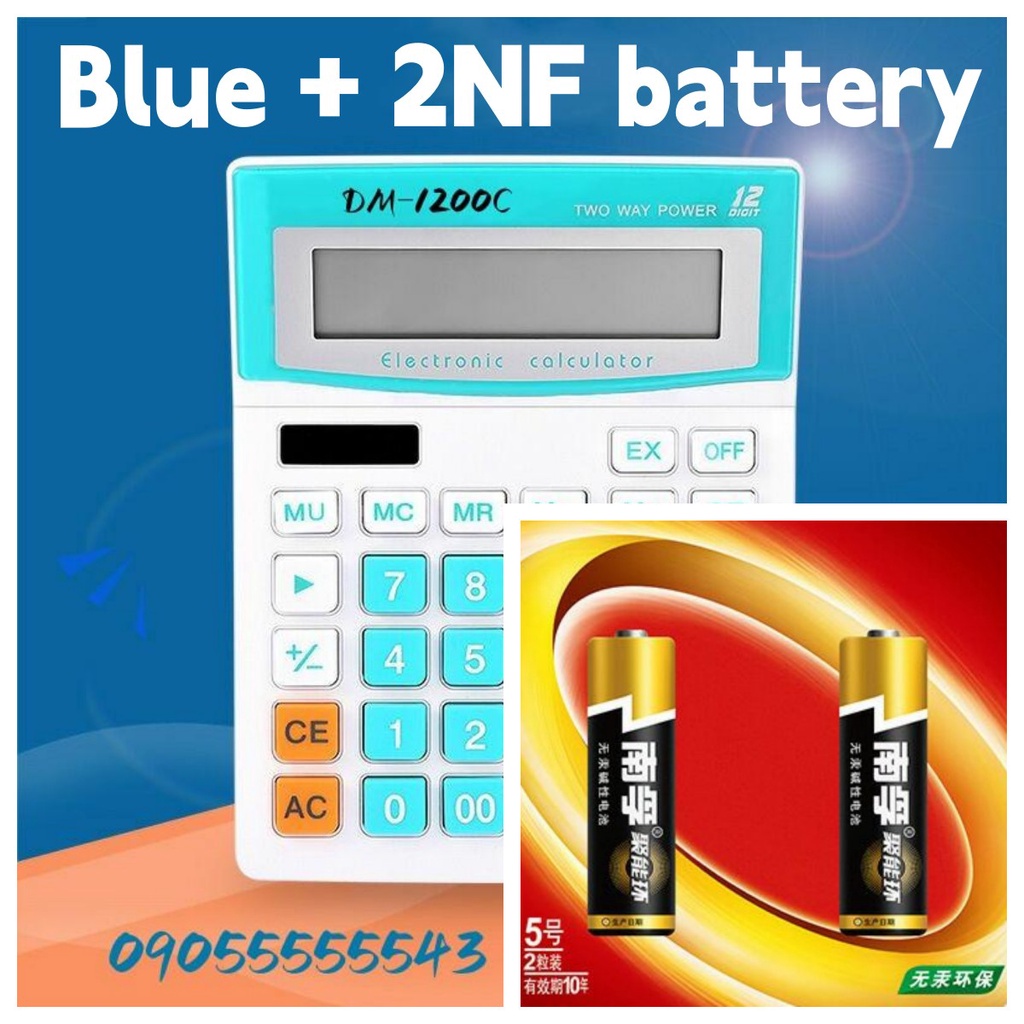 CA DM-1200V BIG Display 12 Electronic Calculator Original genuine ...