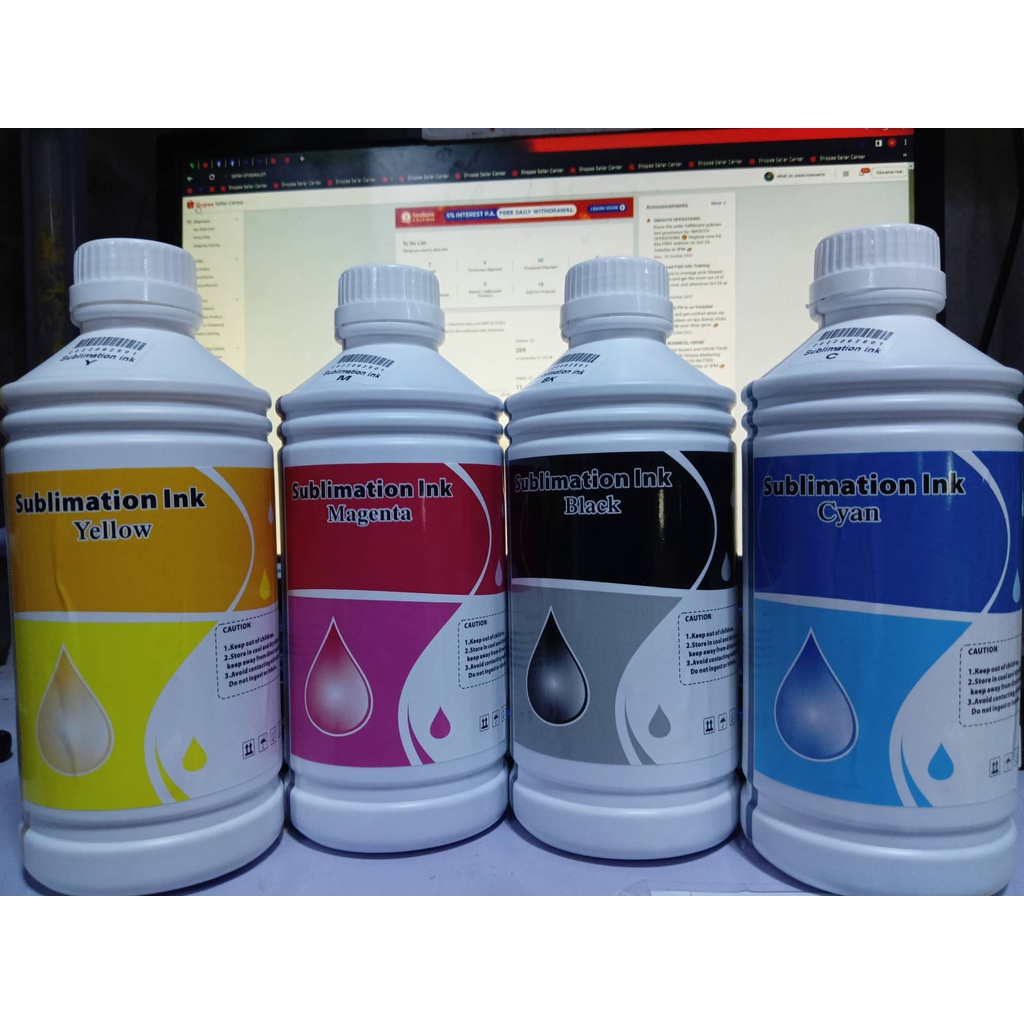 1 LITER SUBLIMATION INK (GOOD QUALITY FOR SUBLI PRINTS) - AFFORDABLE ...