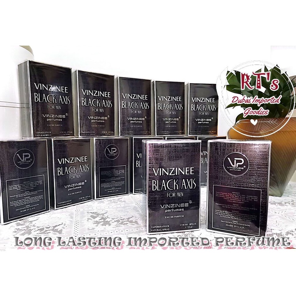 VINZINEE Black Axis for Men Vinzinee Perfume Eau De Parfum 50ml ...