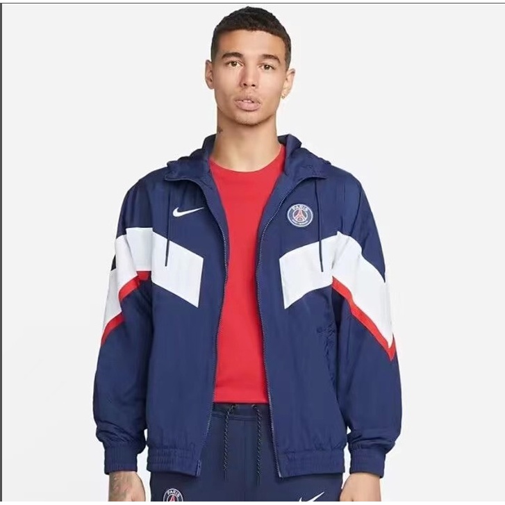 2022 23 Paris PSG Jordan air blue and black training jersey long sleeve ...