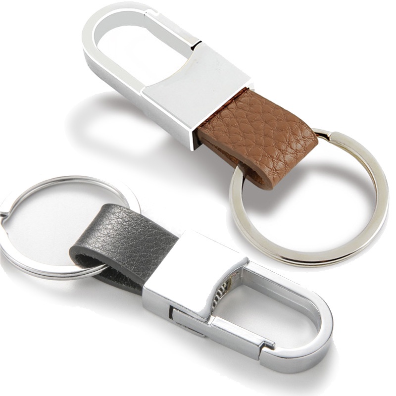 COD Leather key chain fashion key chain men metal car key chain ...