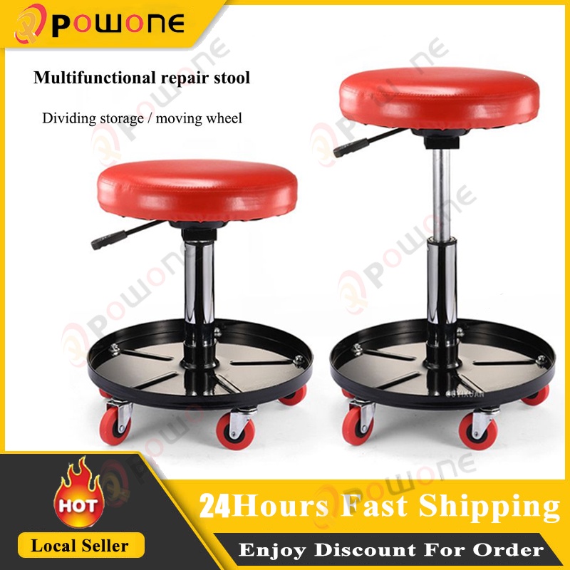 universal Movable car maintenance stool wheel stool car maintenance ...
