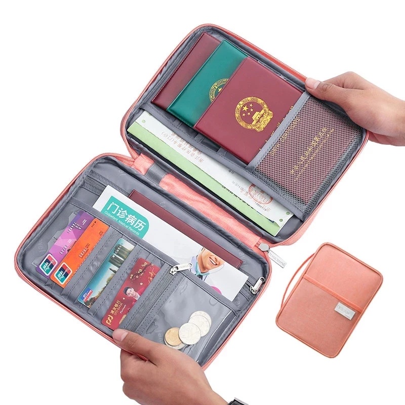 Travel Wallet Family Passport Holder Creative Waterproof Document Case ...