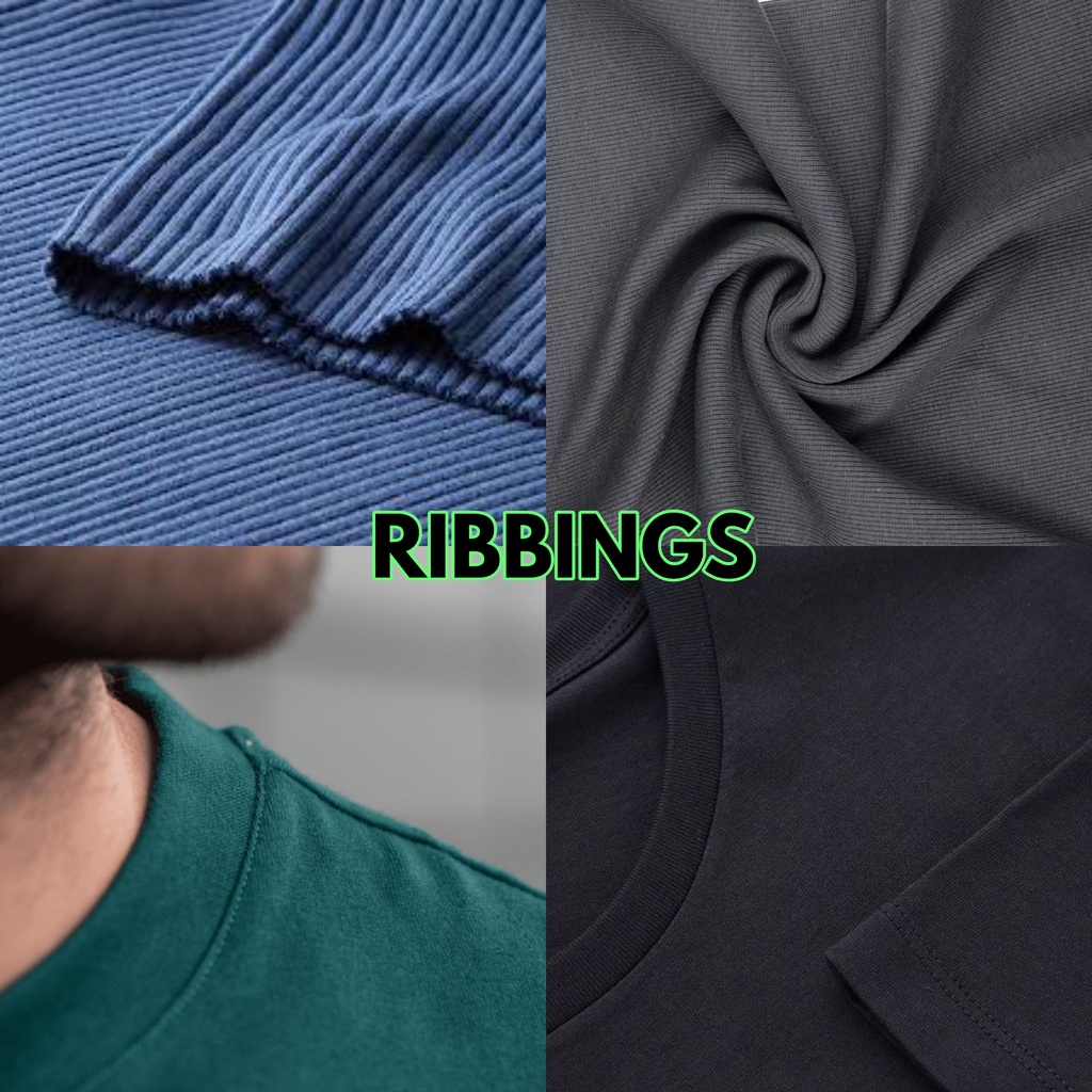 PER KILO BLACK AND WHITE RIBBINGS/RIBBED/RIB KNIT/KNITTING COTTON ...