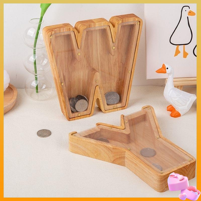 alkansya ipon challenge piggy bank big size Influencer Wooden English ...