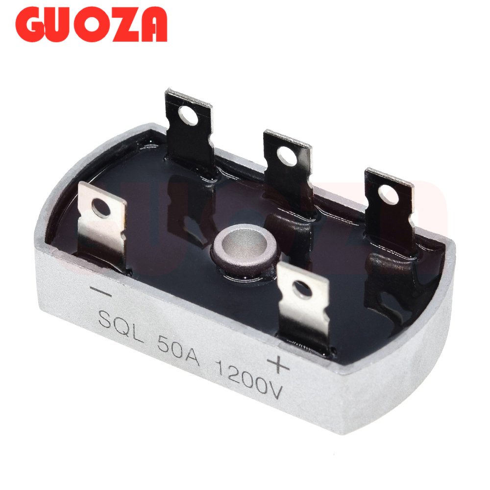 50A 1200V Aluminum Metal Case 3 Phase Diode Bridge Rectifier 50Amp ...