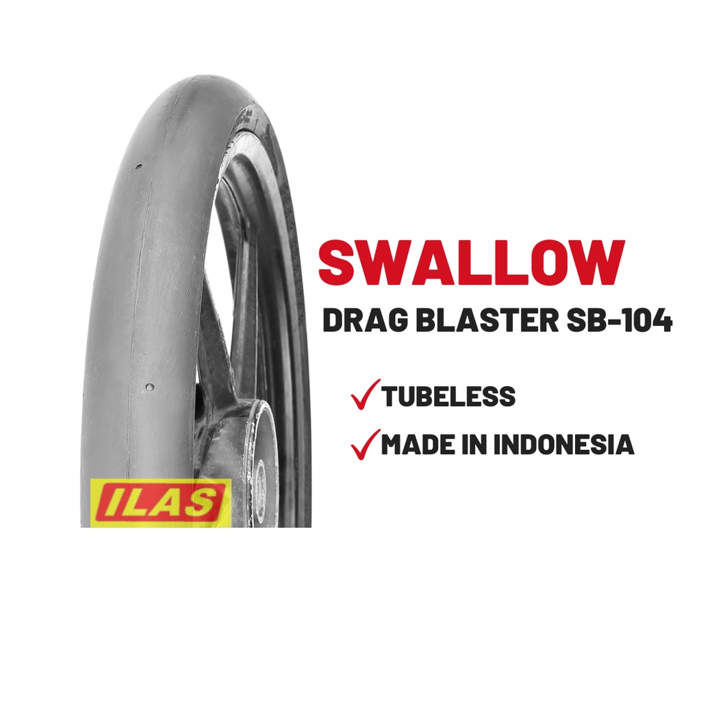 60/80-17 Drag Blaster Swallow (TUBELESS) | Shopee Philippines