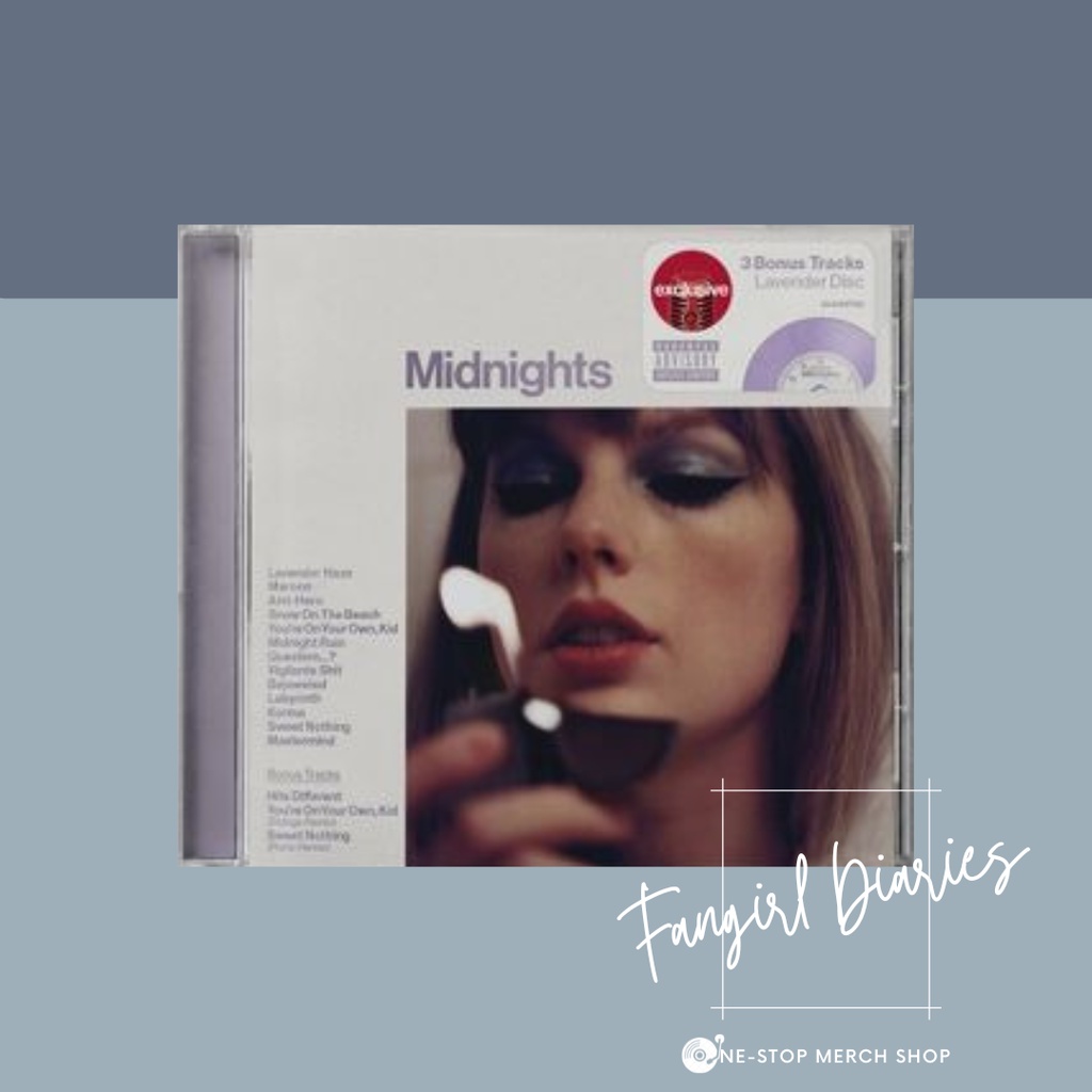 Taylor Swift - Midnights (Target Edition) with cracks | Shopee Philippines